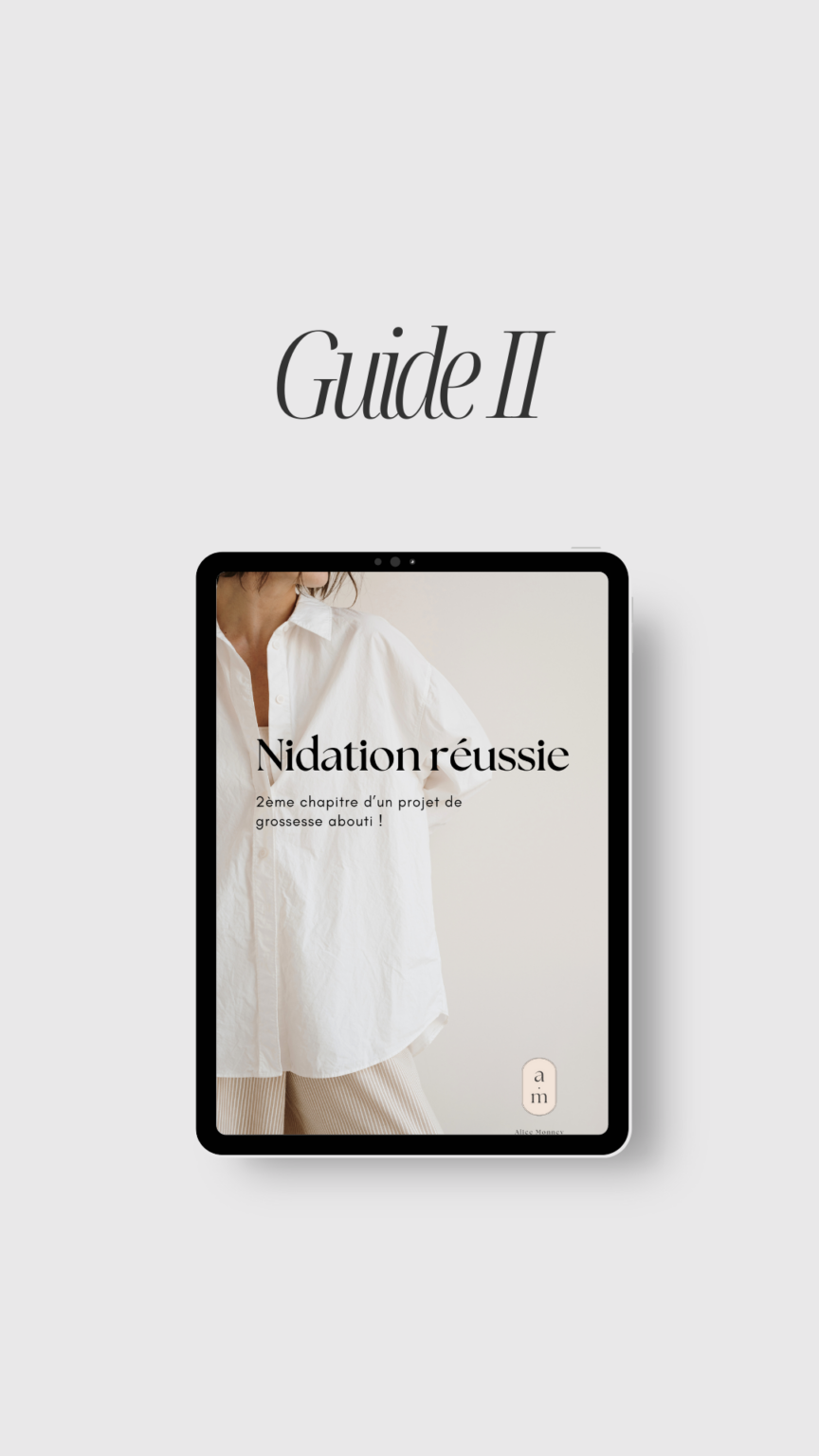 GUIDE II : Nidation réussie | Alice Monney